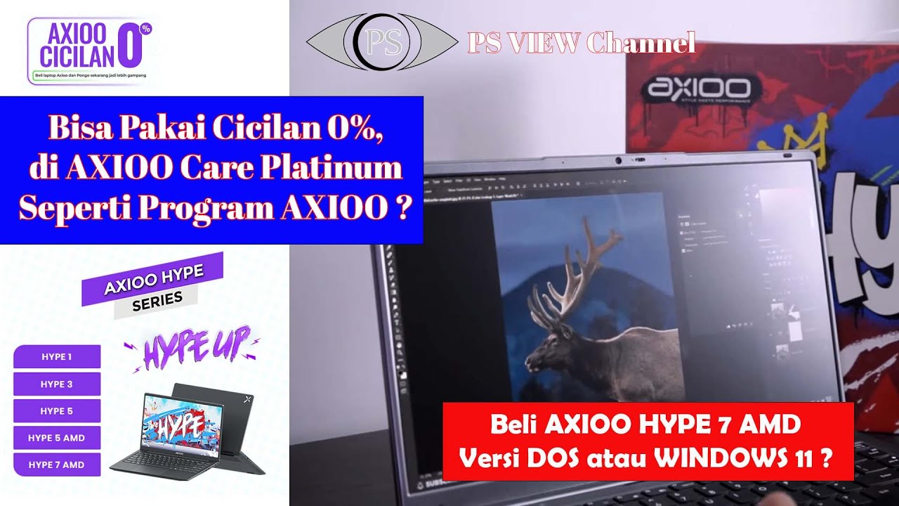 AXIOO MyBook Hype 7, lebih baik beli yang Windows atau DOS ? Bisa ...