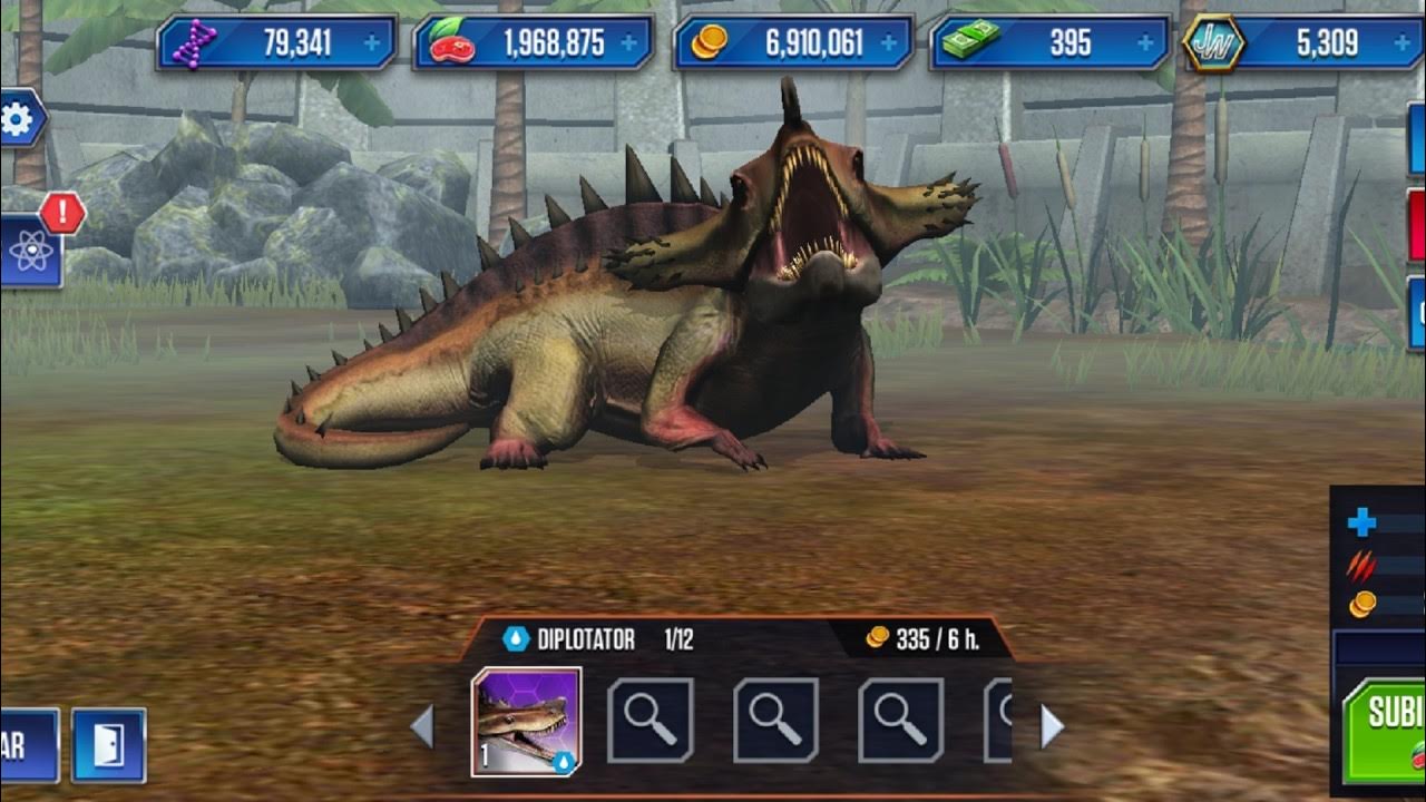 Consegui meu Primeiro DIPLOTATOR no jurassic world The game!!! - YouTube
