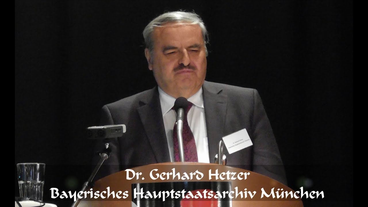 Part 3. Dr. Gerhard Hetzer - Bayerisches Hauptstaatsarchiv - YouTube