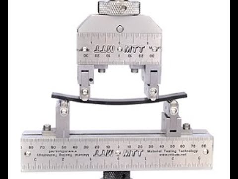 ASTM.C1161.XX - 1" WIDE, 6" SPAN, FULLY ARTICULATING THREE and FOUR POINT FLEXURE FIXTURE - YouTube
