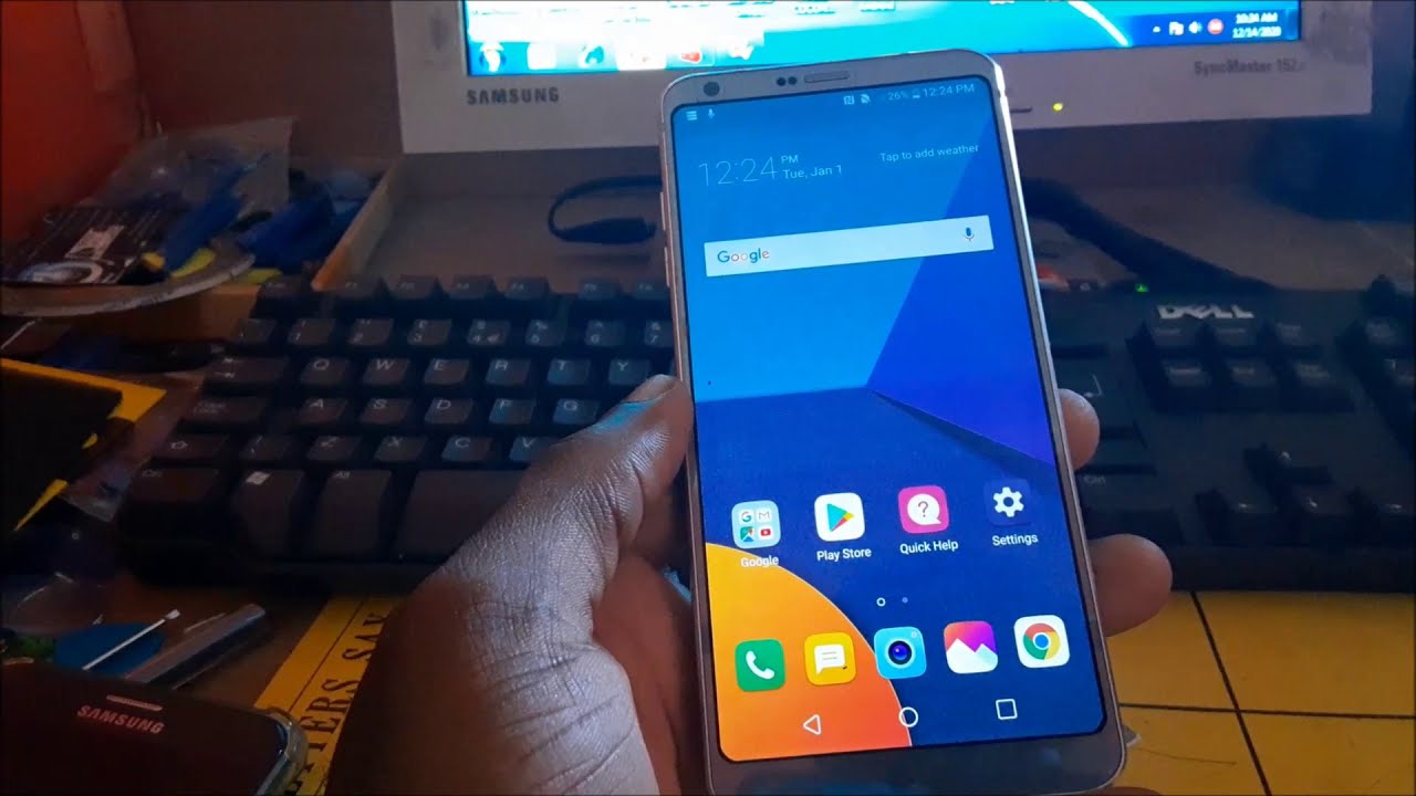 LG G7 G6 thinq enable developer mode - YouTube