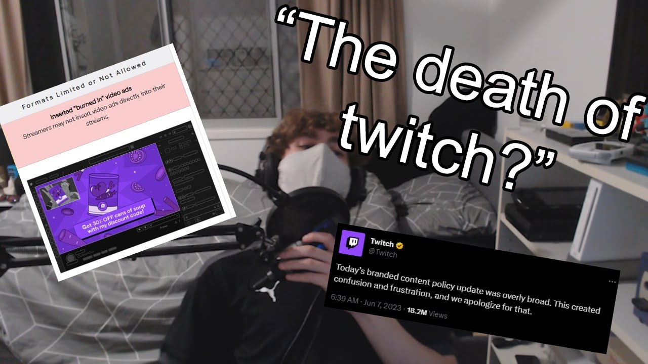 Twitch's new policy is awful (death of the platform?) - YouTube
