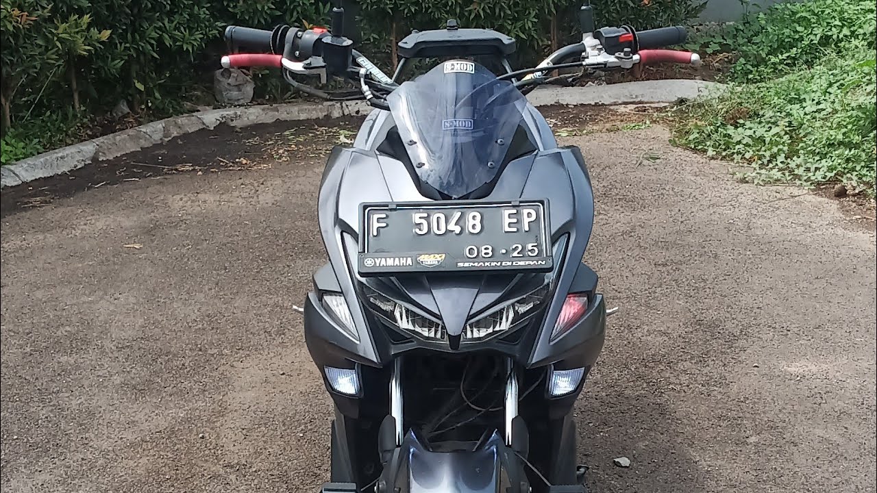 BOGOR - BANDUNG PASANG STANG FATBAR AEROX 155 COVER SPIDOMETER CUSTOM # ...