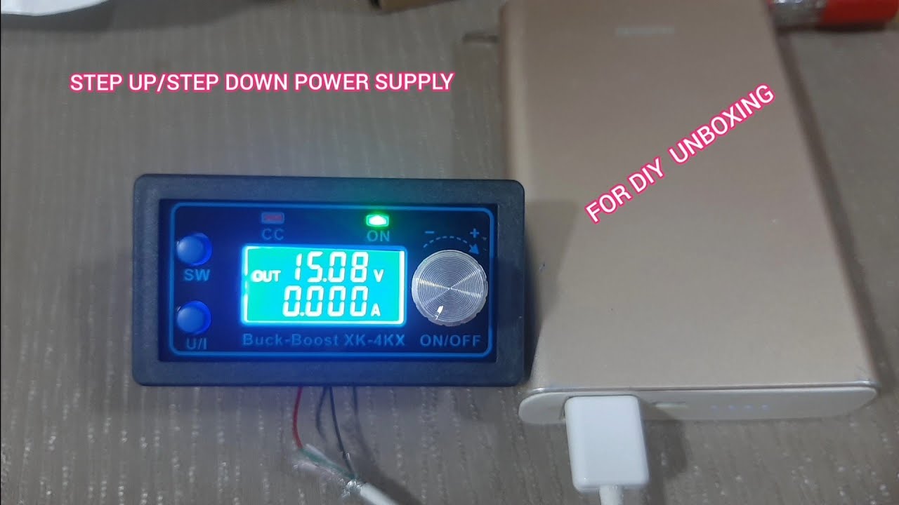 STEP UP/STEP DOWN POWER SUPPLY FOR DIY UNBOXING - YouTube