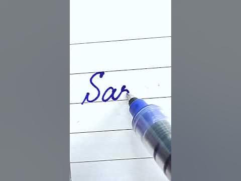 Sara - Beautiful name in Cursive writing | Cursive writing for ...