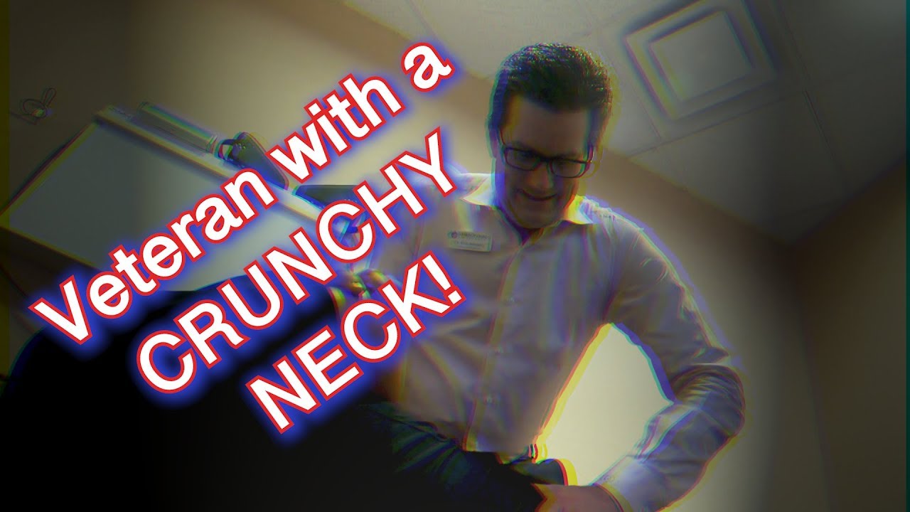 CRUNCHY Neck Adjustment! (Veteran) - YouTube