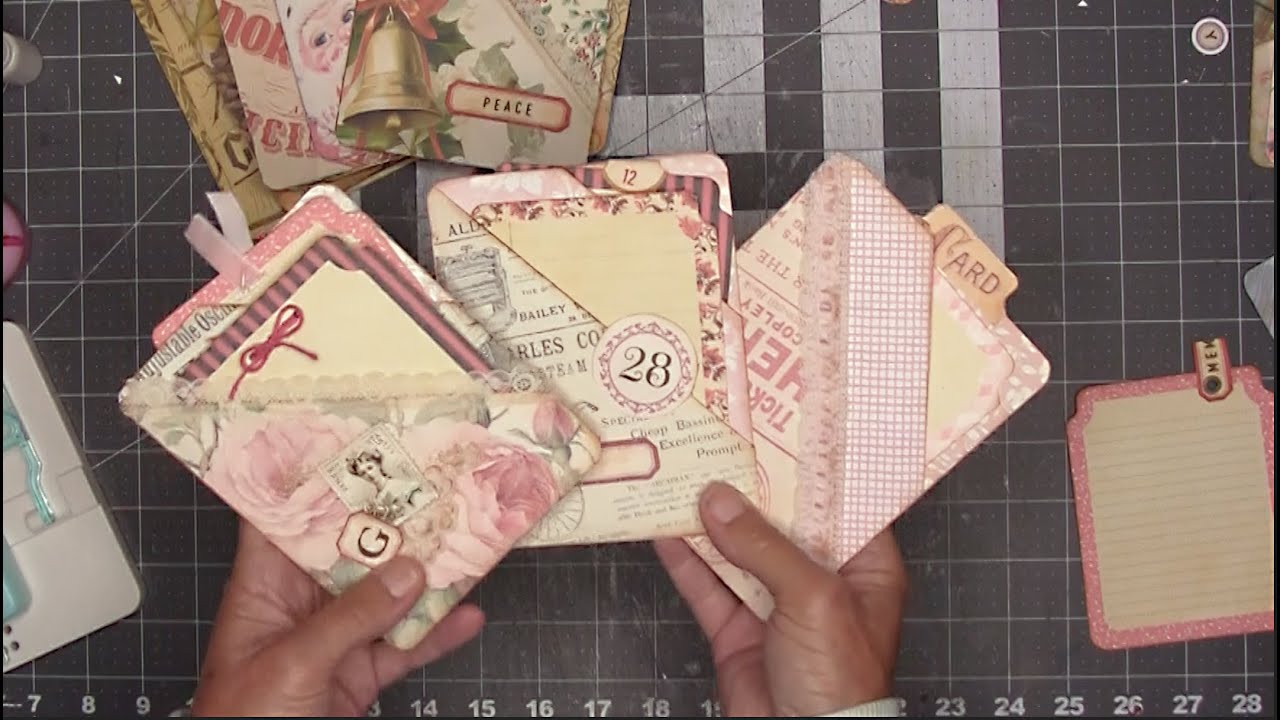 Super Fast & Easy Folded Journal Pockets Inserts from Kits or using any paper you have! So fun ...