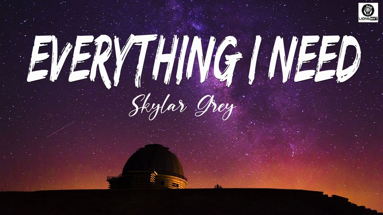 Everything I Need / Skylar Grey Aquaman Soundtrack / Lyrics - YouTube