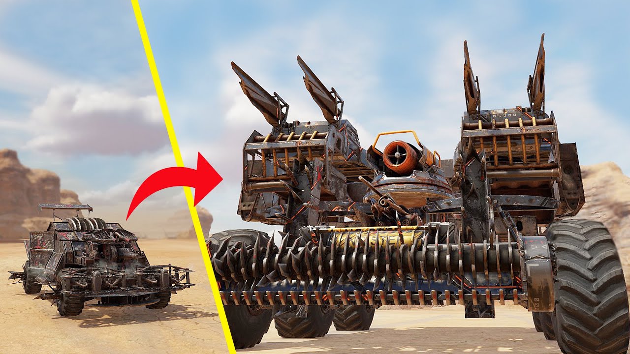 Crossout - I EVOLVED Into a Vehicle EATING Machine - YouTube