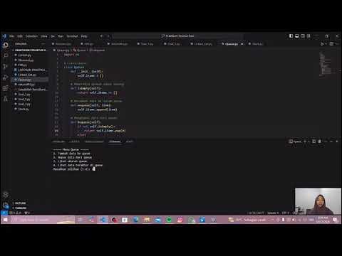 PRAKTIKUM STRUKTUR DATA(QUEUE) - YouTube