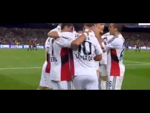Kyriakos Papadopoulos Goal Barcelona 0  - 1 Leverkusen Champions League 29 9 2015