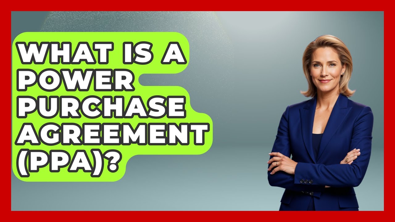 What Is A Power Purchase Agreement (PPA)? - Law School Prep Hub - YouTube