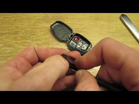 Toyota Key Fob Remote Keyless Battery Change/Replace - YouTube