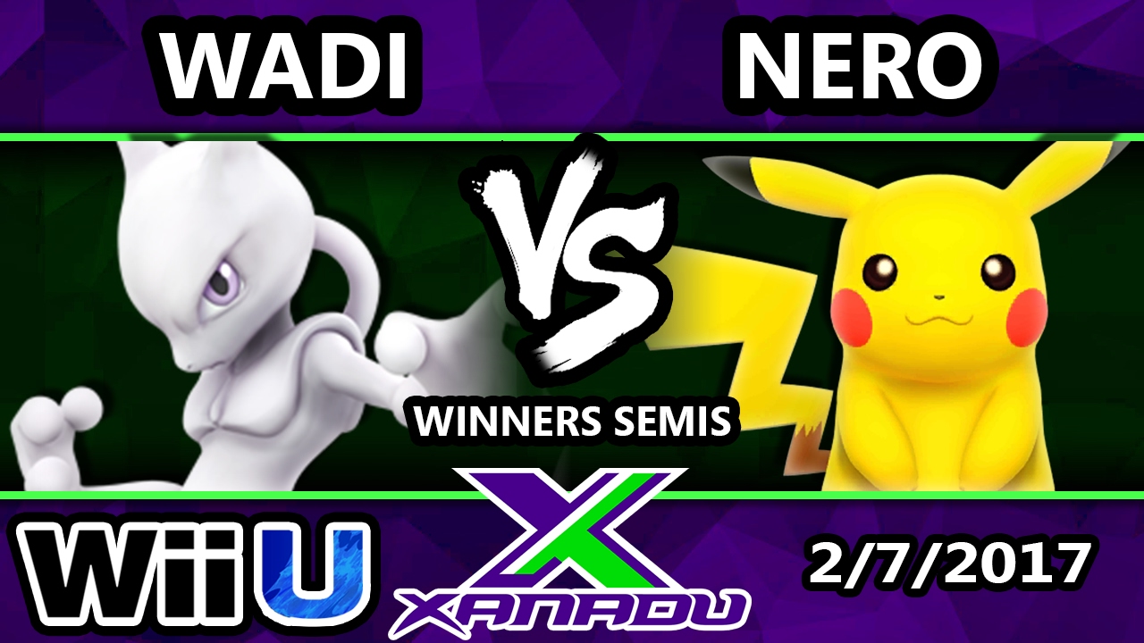 S@X 188 - InC | Wadi (Mewtwo) Vs. Nero (Pikachu) - SSB4 Winners Semis ...