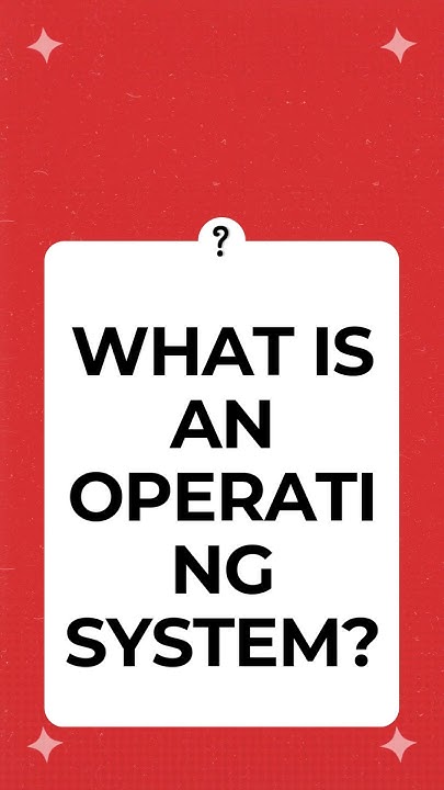 What is an Operating System? | Simple Answer - YouTube