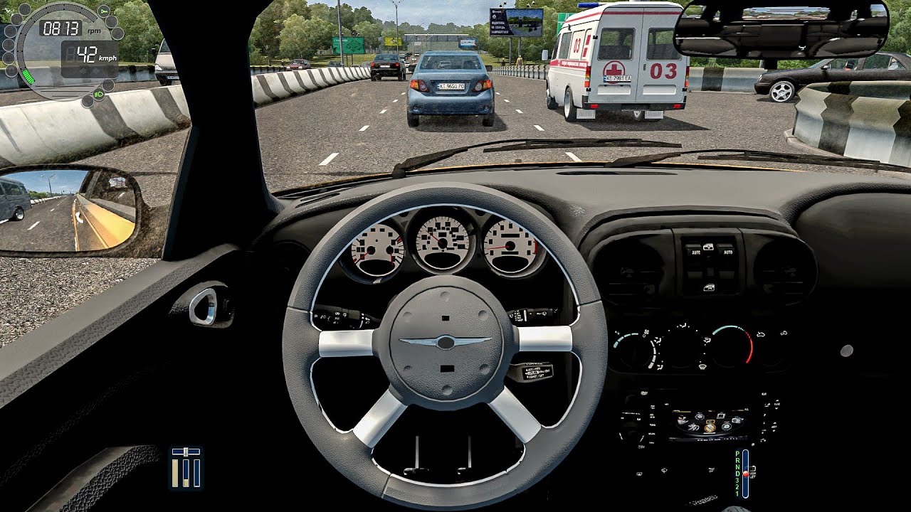 Chrysler PT Cruiser | City Car Driving [Steering Wheel] - Normal ...