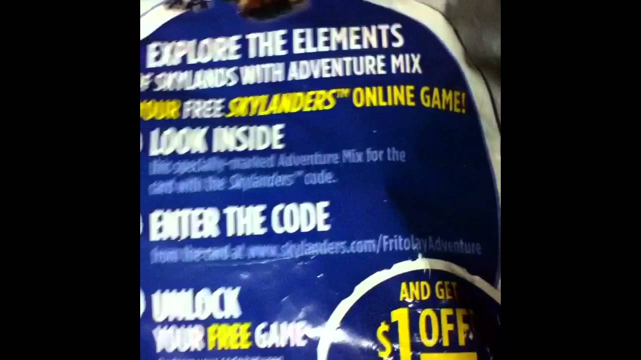 Skylanders Fritolay Potato Chips Adventure Mix Snack Pack - YouTube