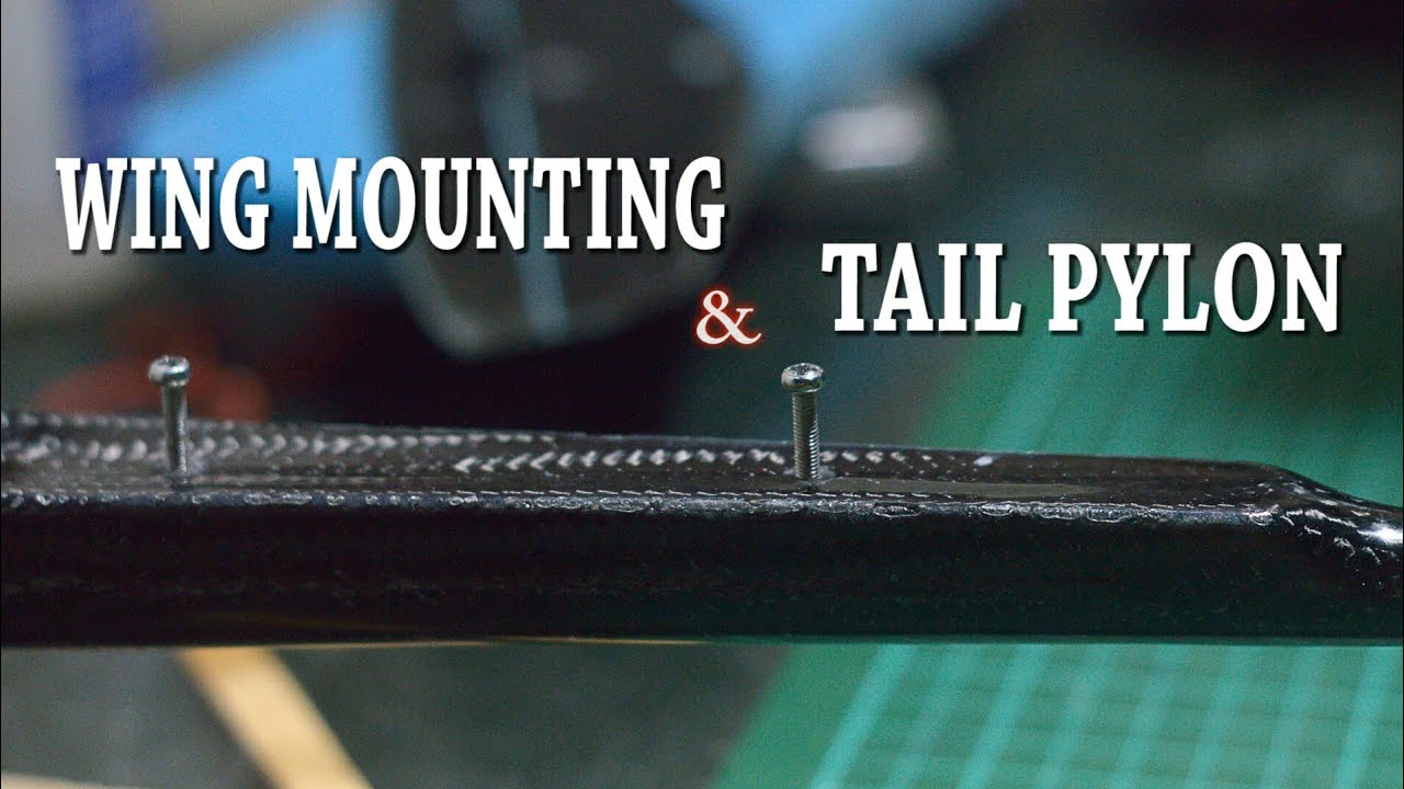 Scratch Build DLG Glider Wing Mounting and Tail Pylon - YouTube