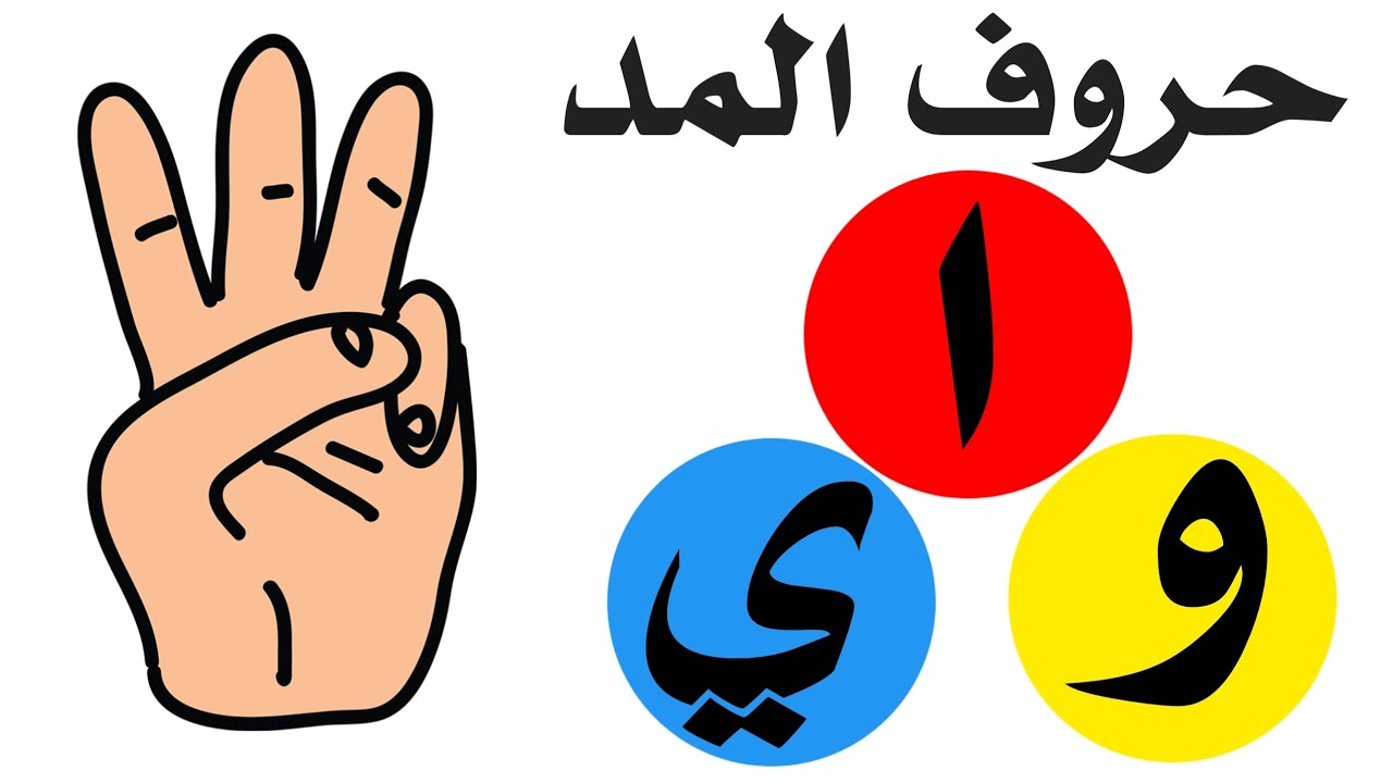 نشيد حروف المدّ للأطفال - تعليم الاطفال حروف المد - الحروف العربية ...