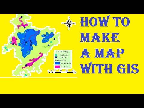 How to make map using GIS - YouTube