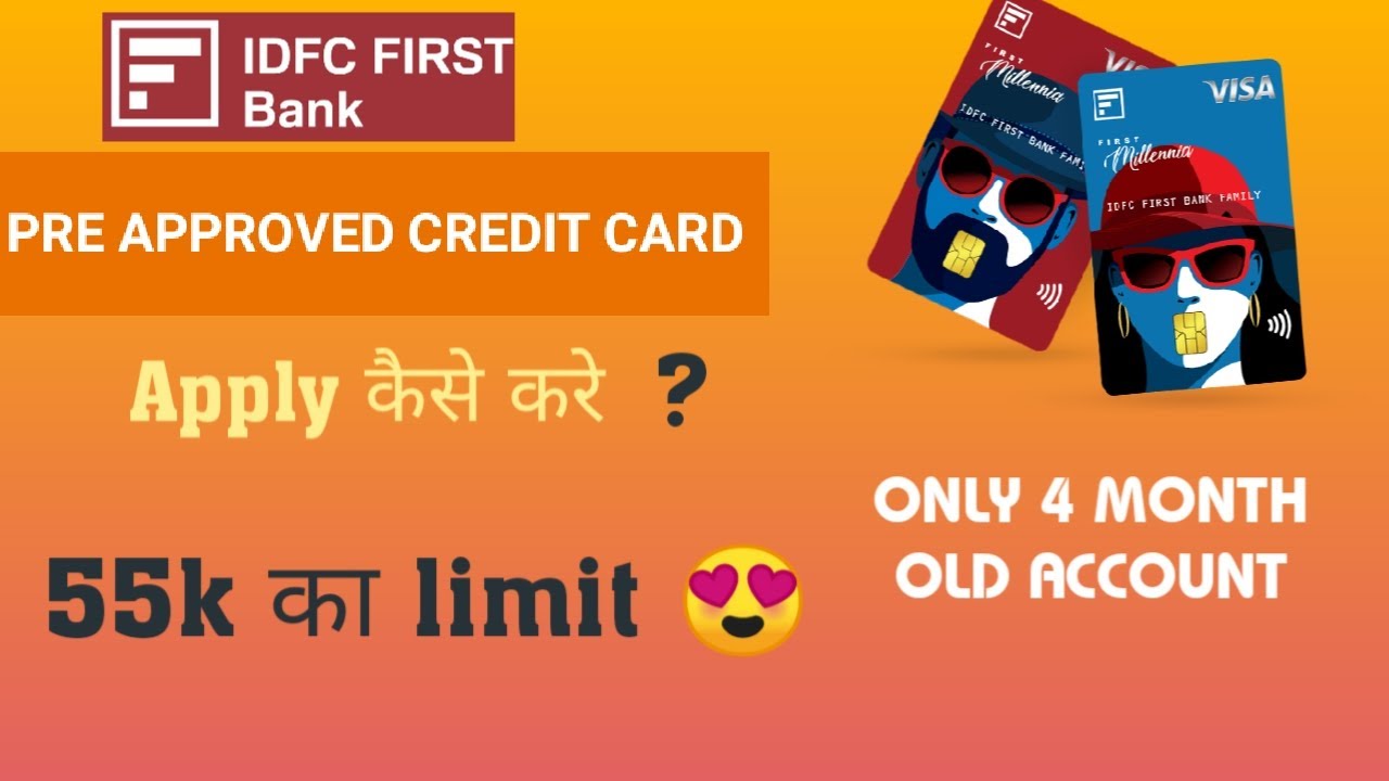 idfc first bank credit card kaise apply kre / pre approved credit card ...