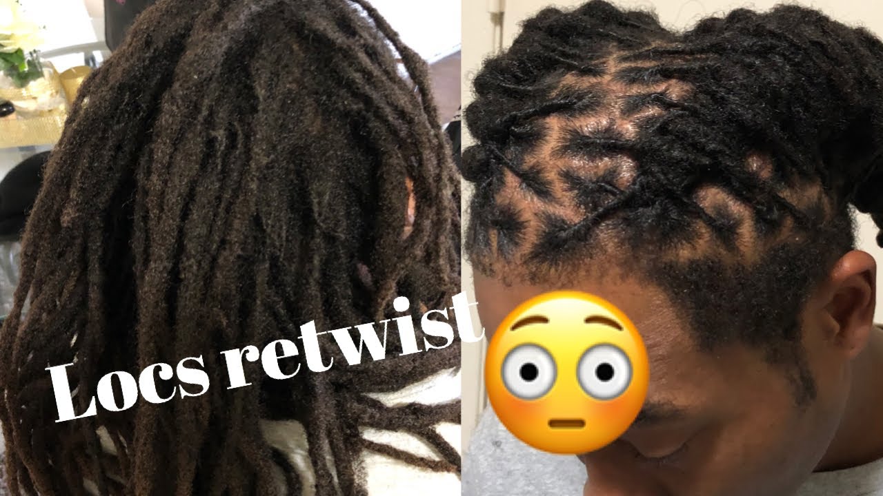 How to retwist locs| loc retwist|natural locs retwist|dreadlocs retwist ...