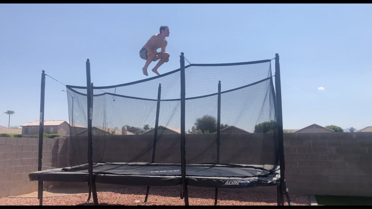 almost broke my neck! (triple backflip fail) - YouTube