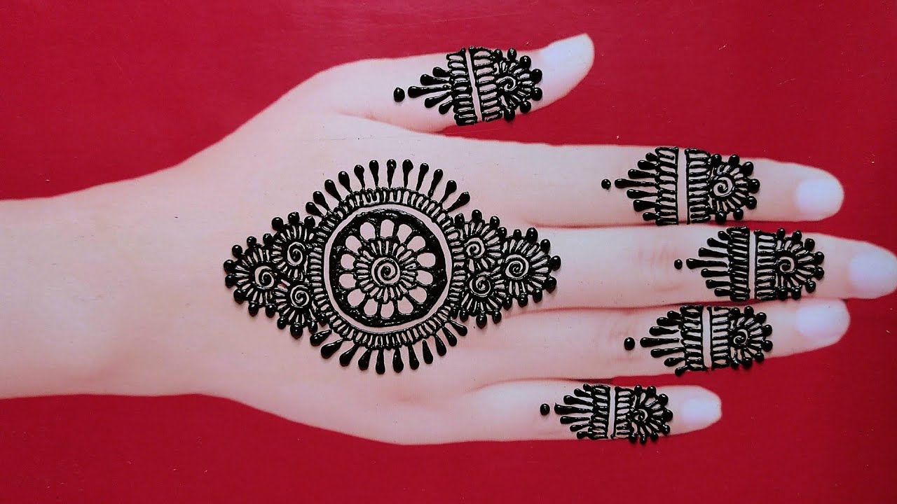 Stylish Mehndi | Beautiful Back Hand Mehandi Ke Designs | Easy Mehandi ...
