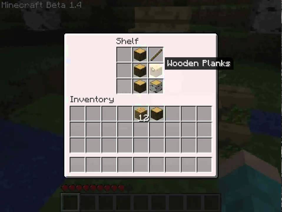 Minecraft Wooden Shelf and Clock Sign? - YouTube