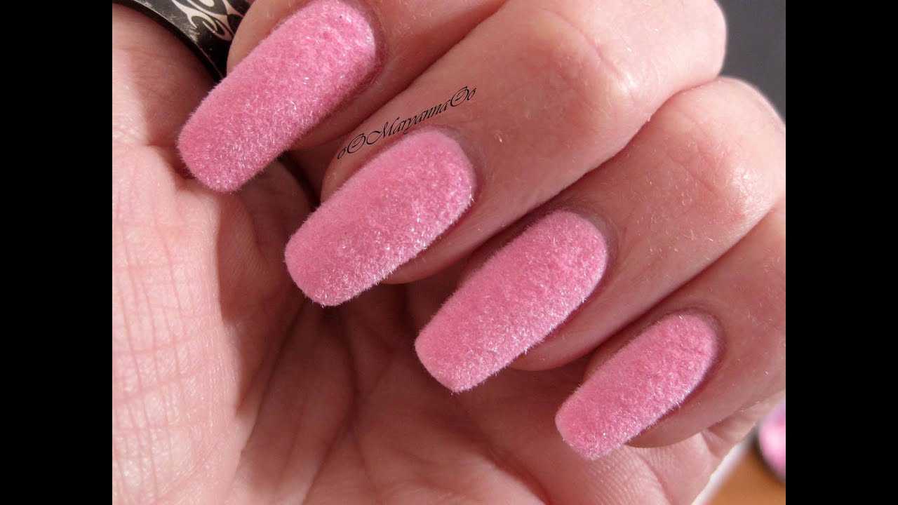 Let's Try It: "Born Pretty Store Flocking Powder". [Velvet Manicure ...