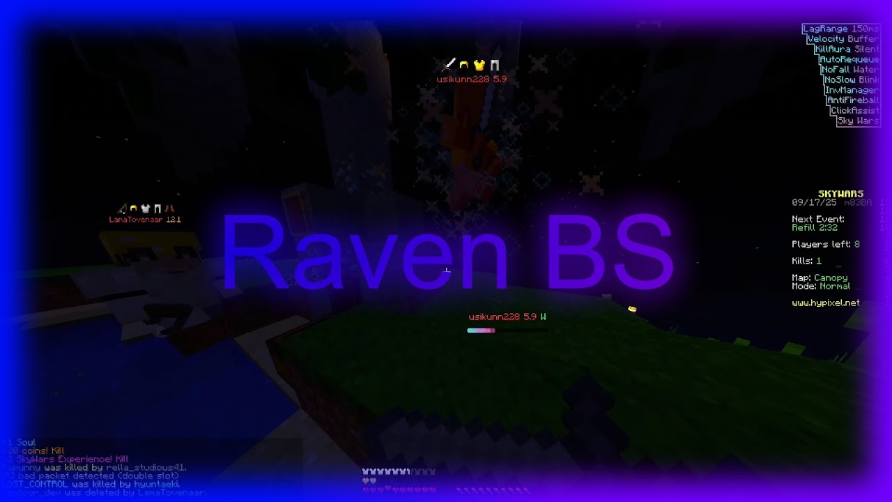 The Best Free Client! | AutoBlock Keep-Y | Raven BS V2 - YouTube