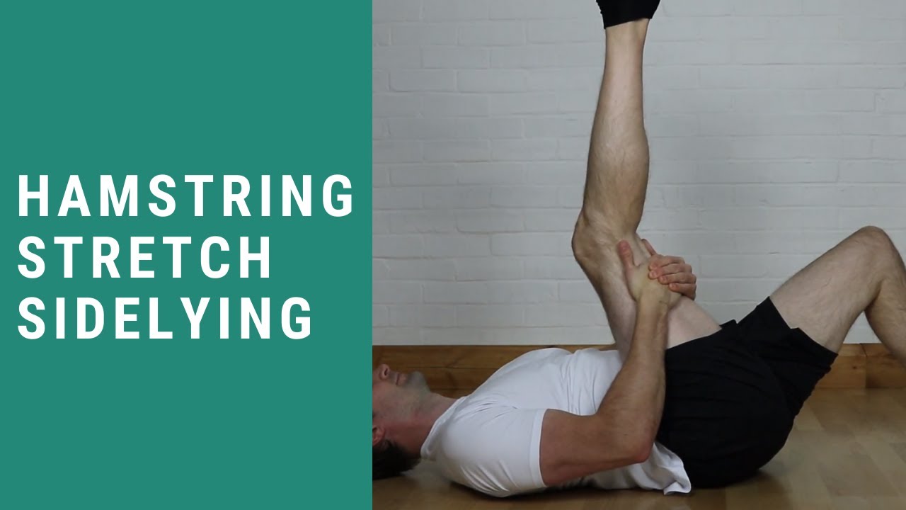 Hamstring Stretch Supine - YouTube