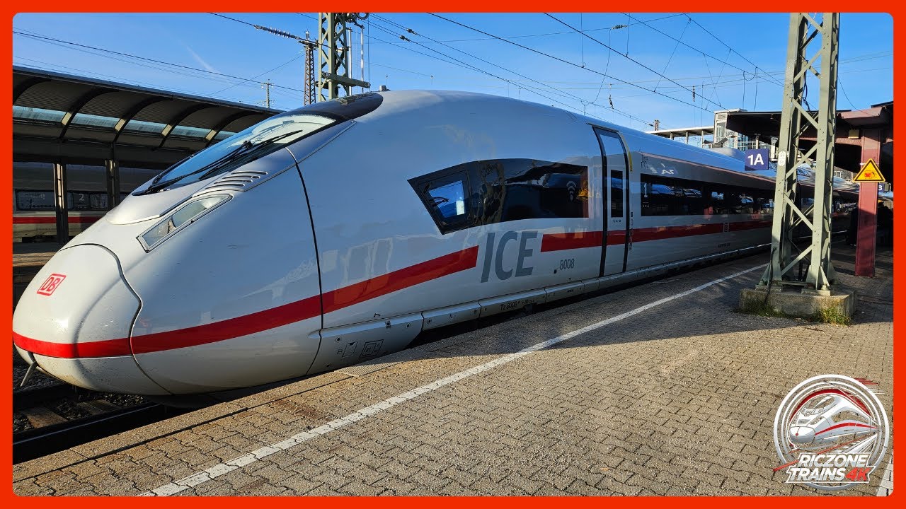 Der neue ICE 3! Abfahrt eines ICE 3 neo in Ulm Hbf (BR 408) - YouTube