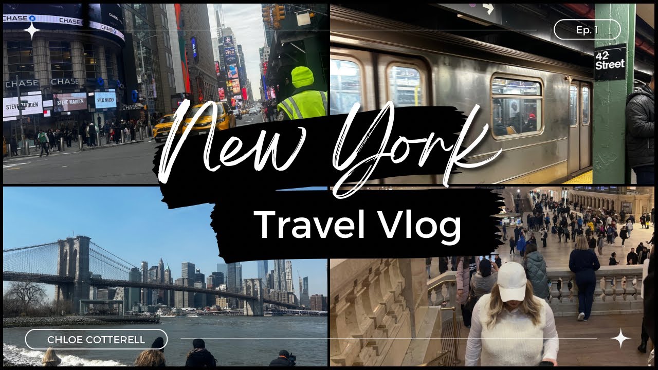 New York Vlog! 😭🗽 First Time In New York, A Tourist Guide | Chloe ...