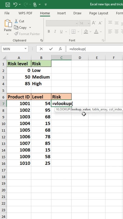 Excel New Tips And Tricks With Vlookup Formula Exceltips Exceltutorial Exceltricks Youtube