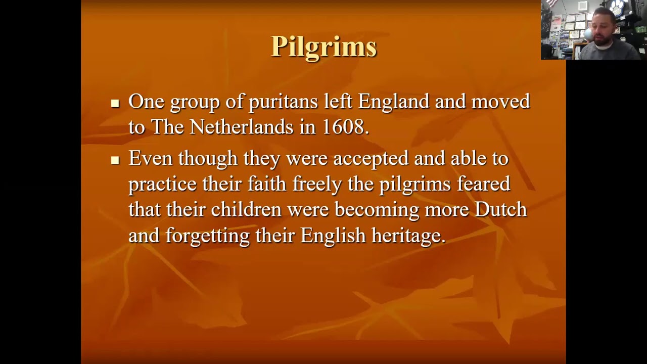 8th grade 3 2 Hey there Pilgrim - YouTube