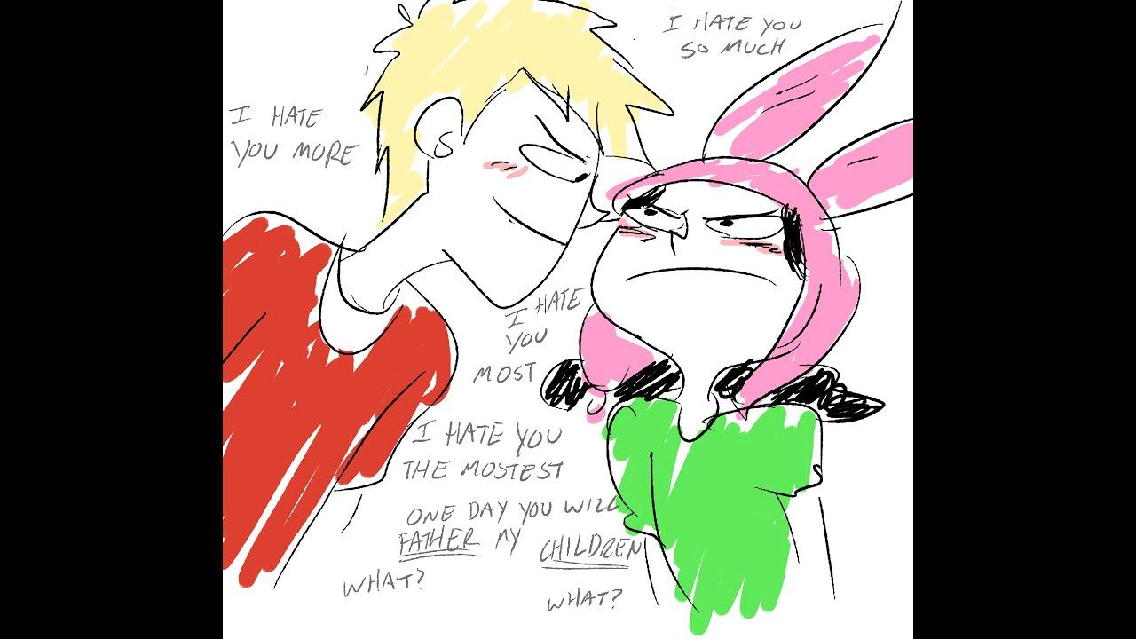 Louise Belcher Logan Bush Fan Comic AI Dub - YouTube