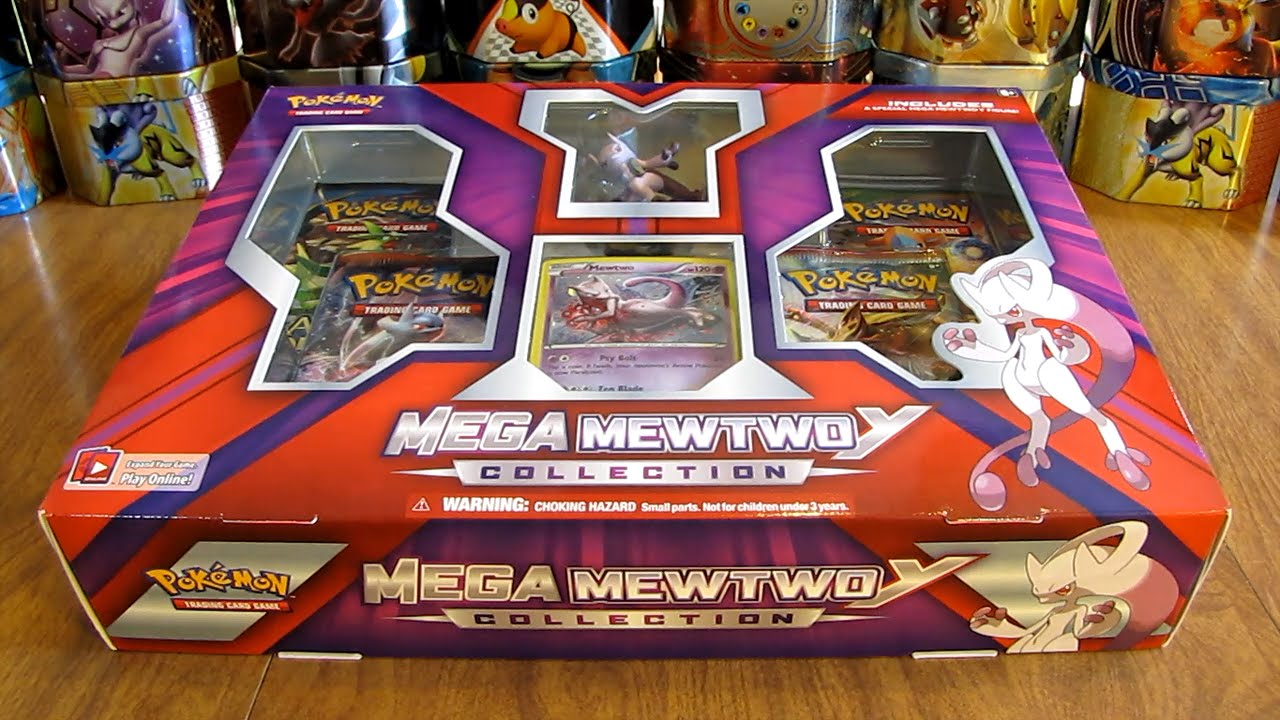 Mega Mewtwo Y Collection Box Opening - YouTube