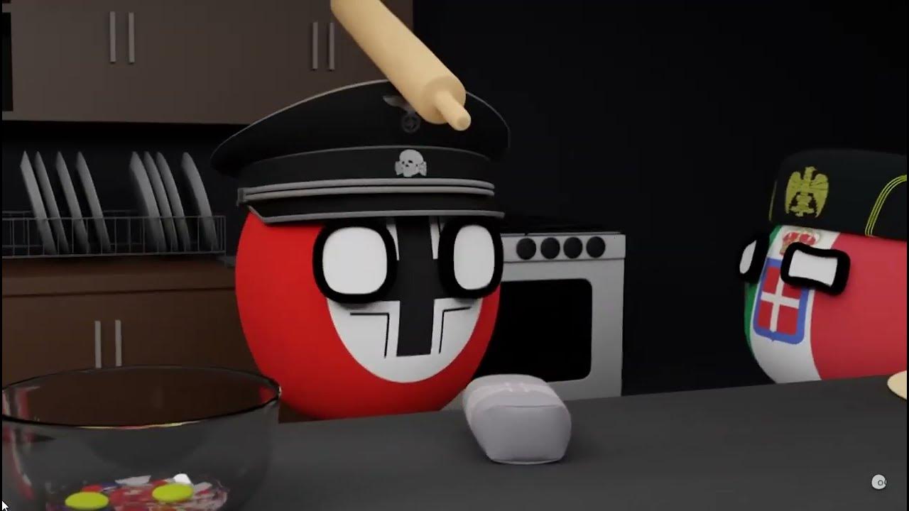 Cómo Hacer una Tarta 3D Countryballs fandub - YouTube