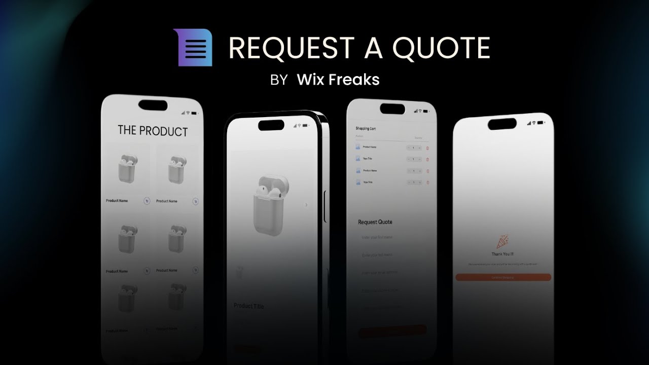 Request a Quote | Wix Velo | Wix Studio - YouTube
