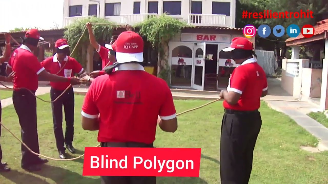 Blind Polygon Corporate Team Building - YouTube
