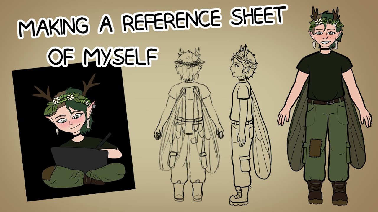 Making a Reference Sheet for my Avatar - YouTube