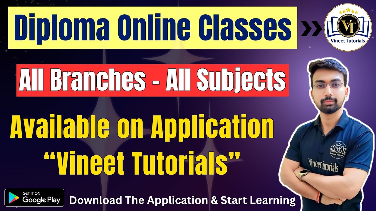 Get Ready for Diploma Success | Online Classes on Vineet Tutorials App ...