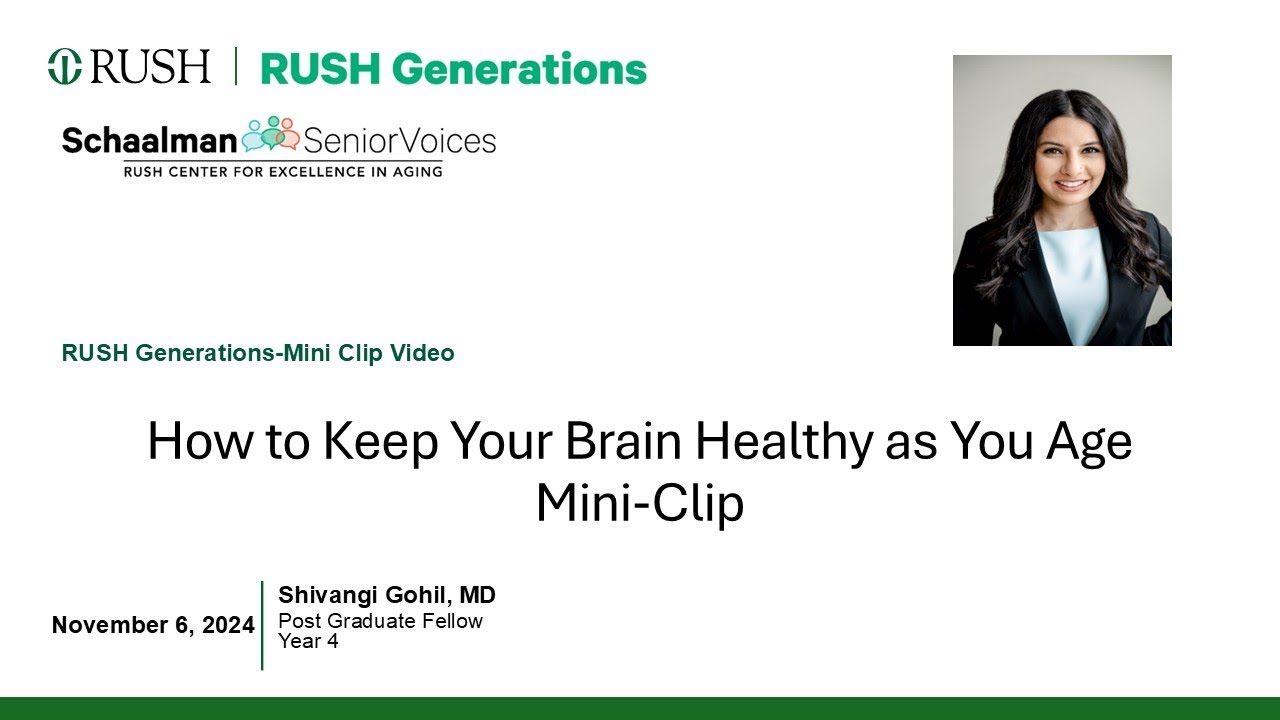 How to Keep Your Brain Health as You Age- Mini Clip Video - YouTube