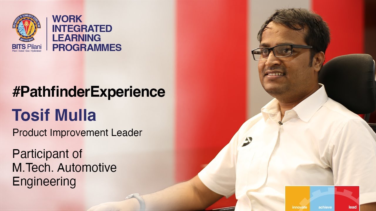 Pathfinder Speak: Tosif Mulla on M.Tech Automotive Engineering for ...