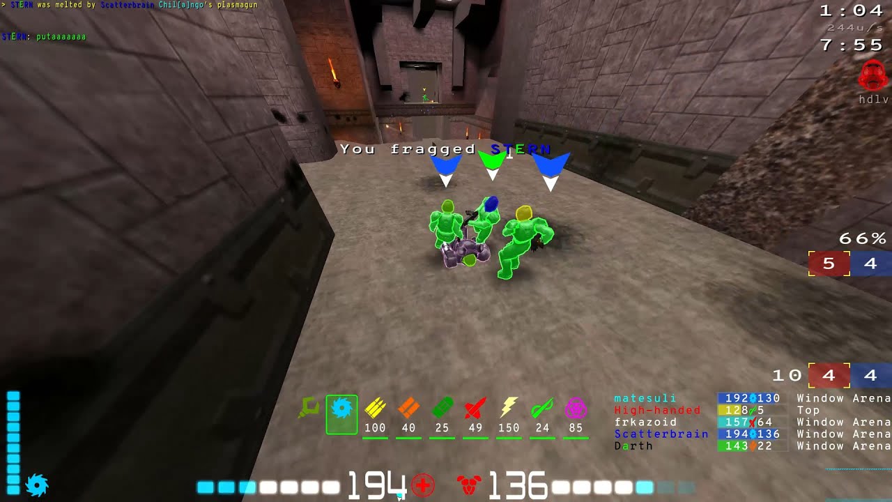 OpenArena Ratmod: Stern gets triple teabagged - YouTube