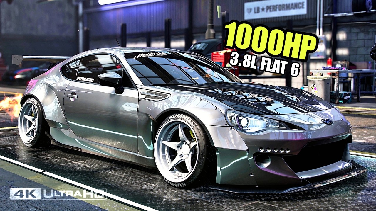 Tuneando SUBARU BRZ PREMIUM 1000HP al maximo - 4K ultra HD - 😱 Need For ...