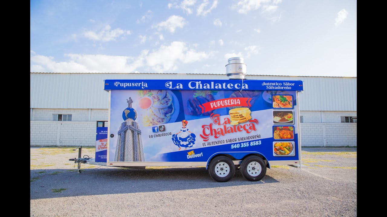 Food Trailer / Remolque de comida #RDN 8x18pies Rotulada: Pupuseria la ...