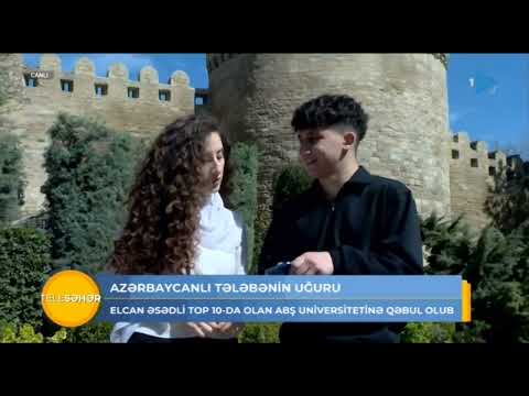 Azərbaycanlı tələbə Elcan Əsədlinin uğuru...