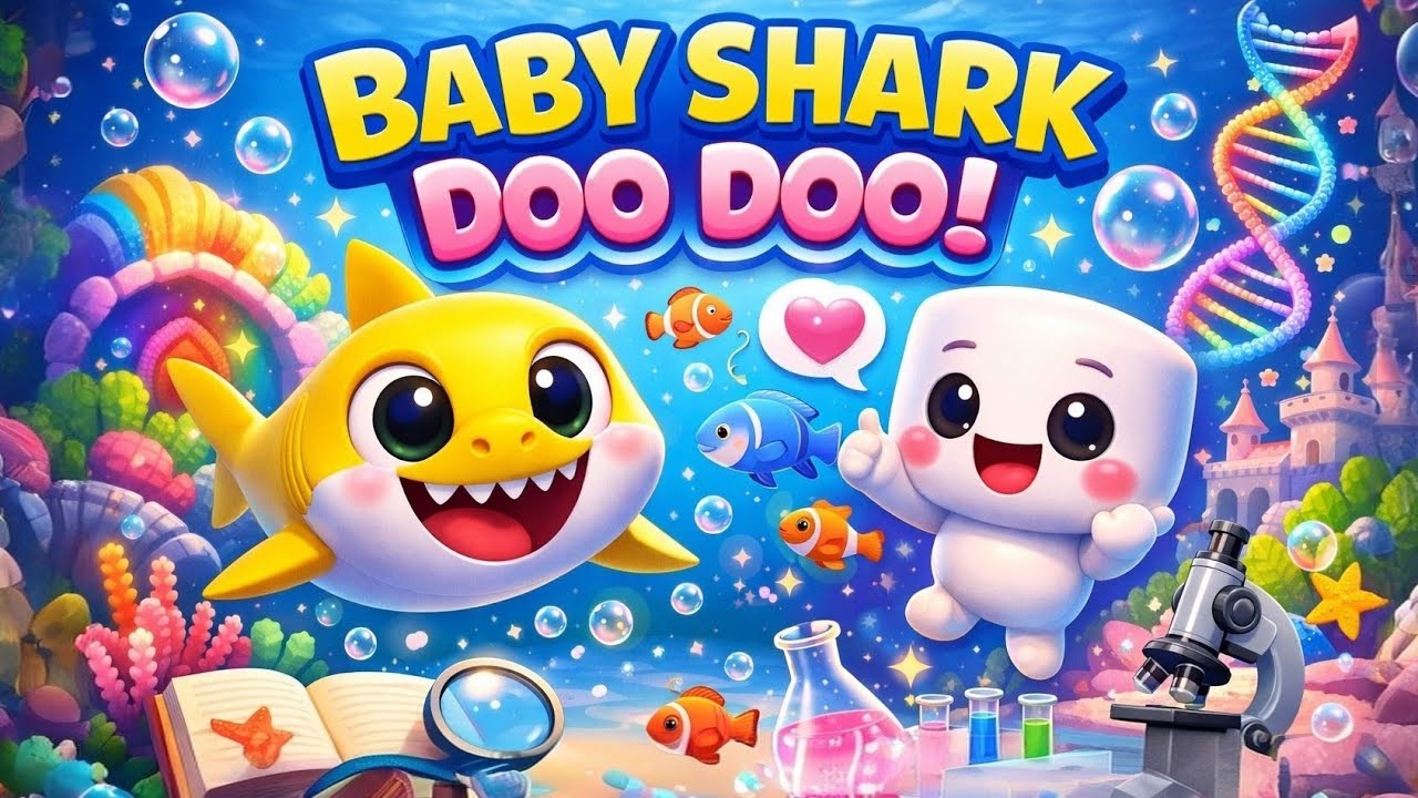 Baby Shark Do Do with MiniMello 🦈 | Kids Ocean Song - YouTube